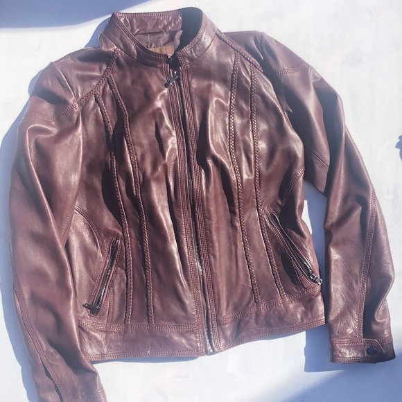 Overland | Jackets & Coats | Leather Jacket By Overland | Poshmark